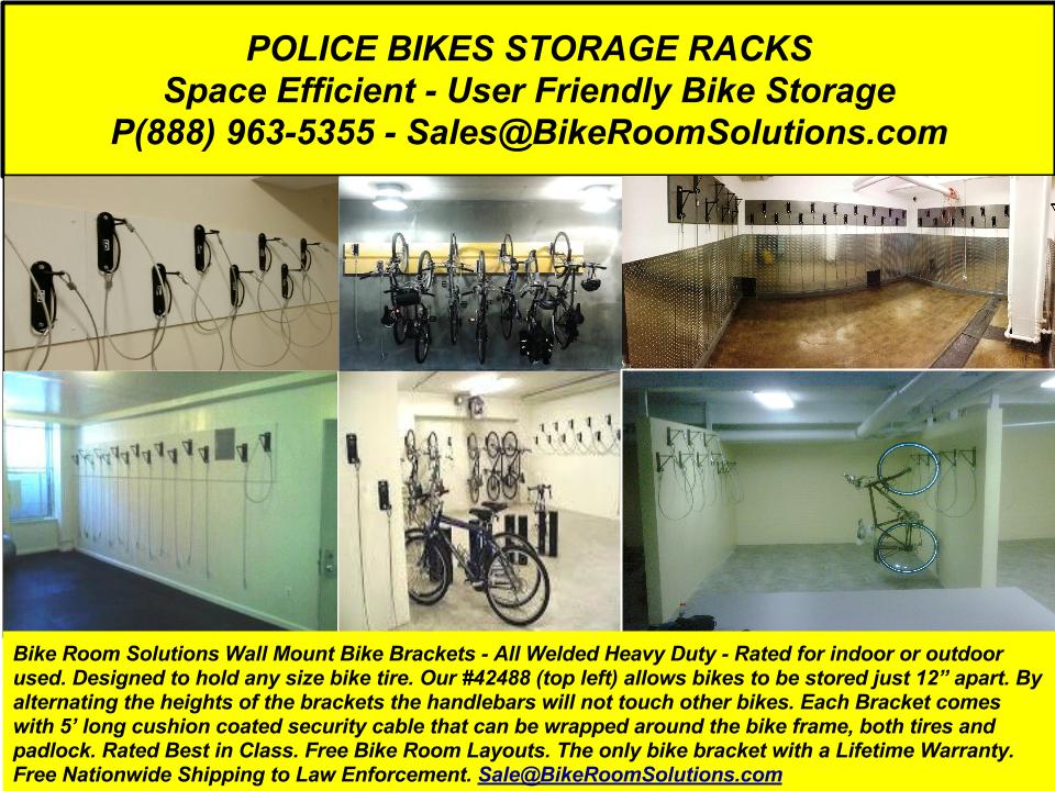 Police Bikes Storage Racks | BIKE ROOM SOLUTIONS